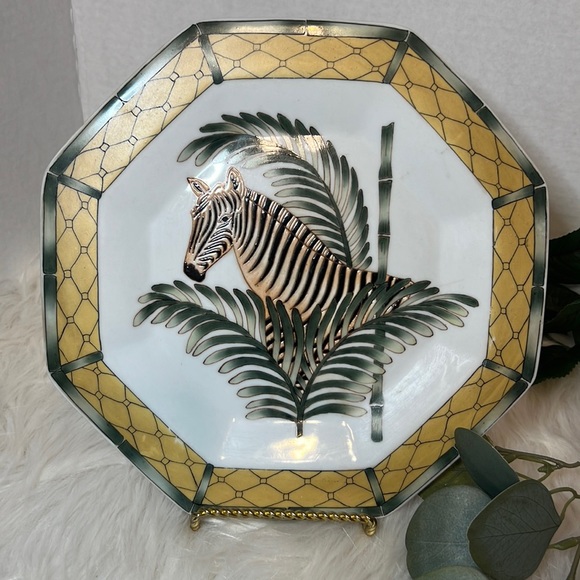 Accents | 1 Raised Zebra Decorative Plate | Poshmark